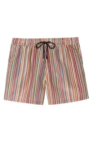 Paul Smith Signature Striped Swim Trunks