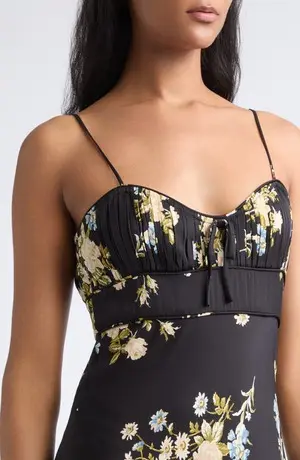 Veronica Beard Kieren Silk Blend Midi Dress