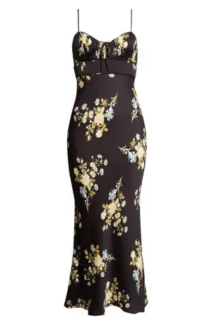 Veronica Beard Kieren Silk Blend Midi Dress