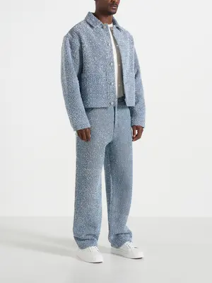 Manière De Voir Arnault Boucle Denim Relaxed Fit Jeans