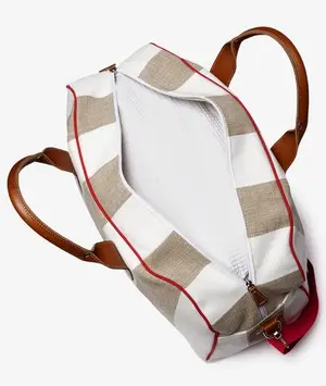MY STYLE BAGS Standford Duffel Bag - White/sand