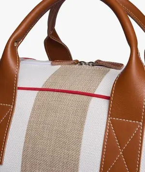 MY STYLE BAGS Standford Duffel Bag - White/sand