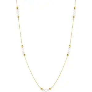 SET & STONES Jewellea Pearl Necklace - Gold