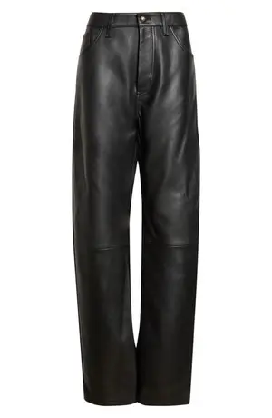 Altuzarra Mills Leather Pants - Black