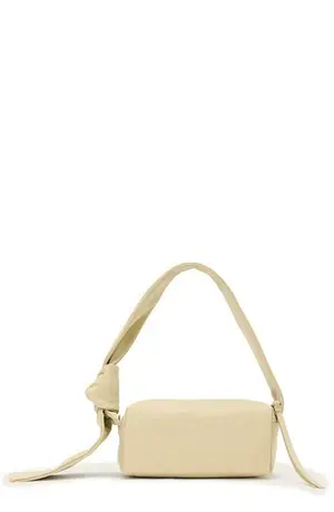 ALLSAINTS Effie Knot Leather Shoulder Bag - Bone White