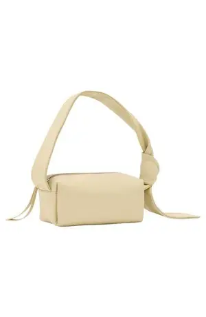 ALLSAINTS Effie Knot Leather Shoulder Bag - Bone White