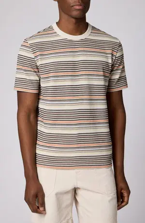 Paul Smith Striped Crewneck T-shirt - Multi Coloured