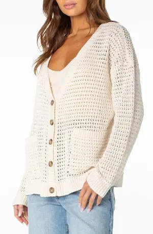 Roxy Tamarindo Open Stitch Cardigan - Dew