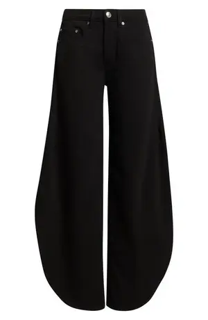 DL1961 Rori Mid Rise Wide Barrel Leg Jeans