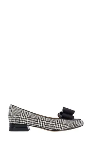 J. Reneé Kori Houndstooth Bow Flat