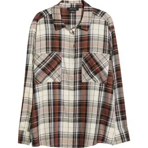 Sanctuary The City Plaid Shirt - Haze Plaid