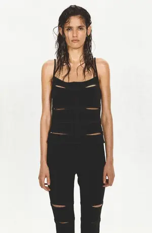 Mango Cutout Tank Top