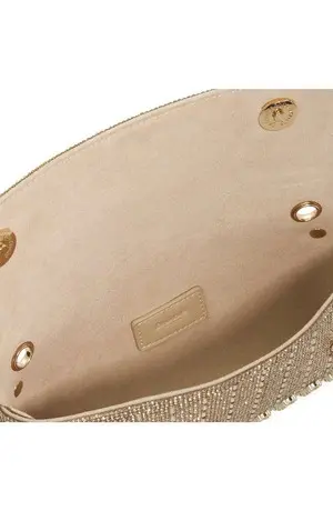 Dune London Elabourate Crystal Clutch - Gold