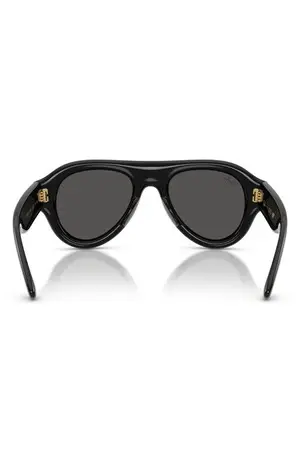 Ray-ban A$ap Rocky 52mm Pilot Puffer Sunglasses