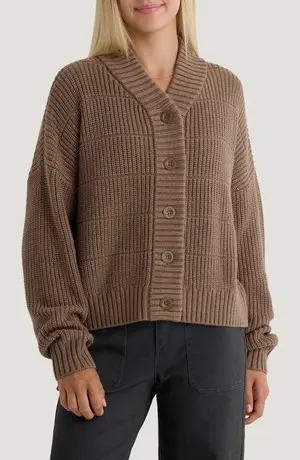 FREE FLY Coastloom Cardigan - Fossil
