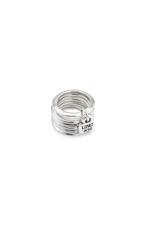 UNODE50 Sterling -plated Multi-ring