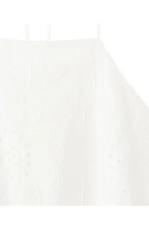 Mango Embroidered Cotton Halter Dress