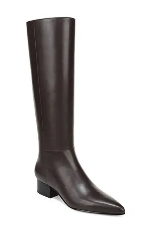 Vince Adan Tall Leather Boot - Ganache