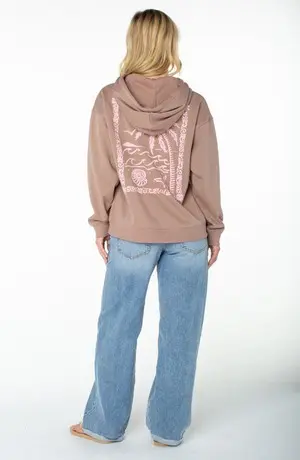 Roxy Wailea Oversize Graphic Hoodie