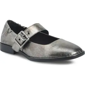 BØRN Millie Leather Mary Jane - Pewter Metallic