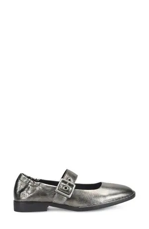 BØRN Millie Leather Mary Jane - Pewter Metallic