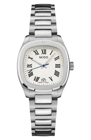 MIDO Multifort Tv Bracelet Watch - White