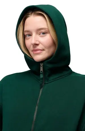 Prana Dreamfleece Full Zip Hoodie - Root Green