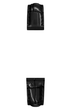 Michele Croc-embossed Leather Watch Strap