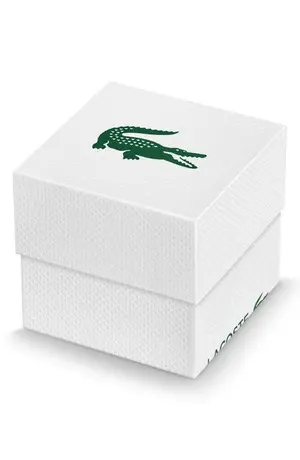 Lacoste Stainless Steel And Silicone Strap Watch - Green
