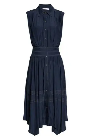 Ramy Brook Kiki Midi Shirtdress