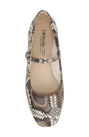 LIFESTRIDE Beloved Faux Leather Mary Jane Flat
