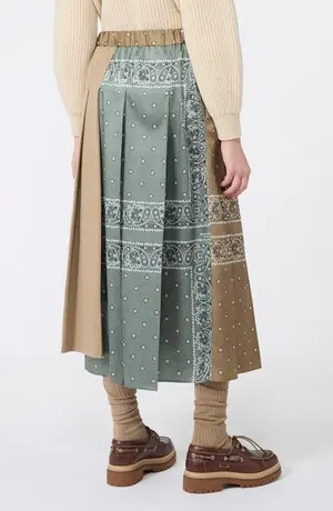 Max Mara Pleated Midi Skirt