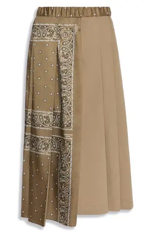 Max Mara Pleated Midi Skirt