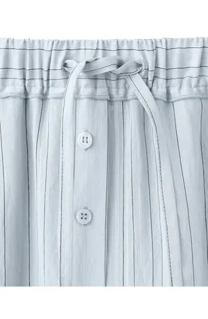 Mango Striped Straight Leg Trousers
