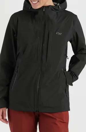 OUTDOOR RESEARCH Carbide Waterproof Jacket - Solid Black