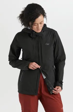 OUTDOOR RESEARCH Carbide Waterproof Jacket - Solid Black