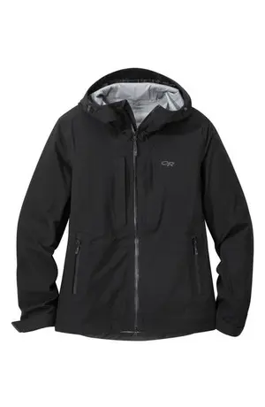 OUTDOOR RESEARCH Carbide Waterproof Jacket - Solid Black