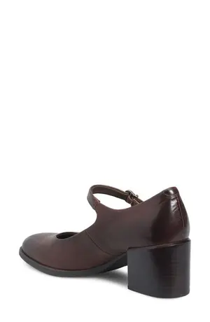 BØRN Laine Mary Jane Pump - Brown Leather
