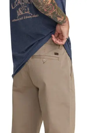 Rvca Weekend Washed Chino Pants - Dark Khaki