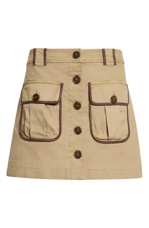 Ramy Brook Kylie Button Front Miniskirt