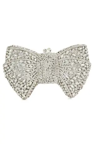 Dune London Enchant Crystal Bow Clutch