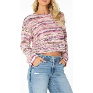 Roxy Swell Season Cotton Blend Sweater - Ibis Rose