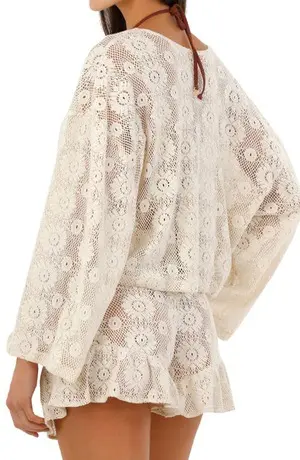MALAI Moonwoven Hera Ruffle Shorts