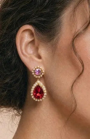 Deepa Gurnani Rekhi Drop Earrings