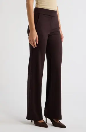 Anne Klein Pull-on Wide-leg Trousers