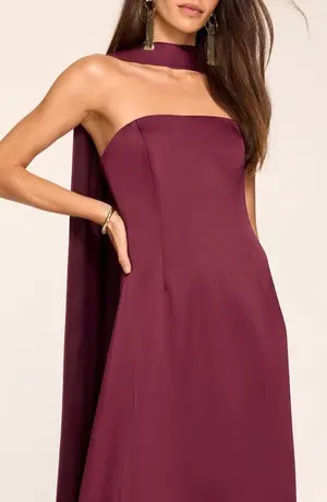 Ramy Brook Karma Gown - Cranberry