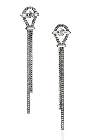 John Hardy Icon Tanzanite And Diamond Drop Earrings