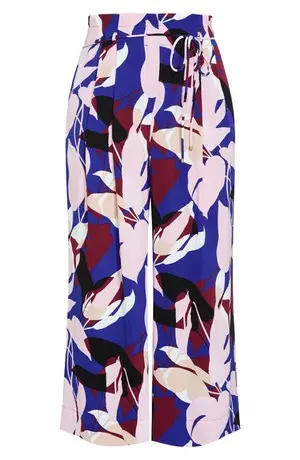 City Chic Printed Wide Leg Pants