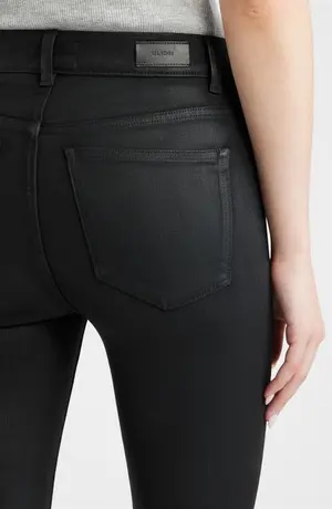 DL1961 Bridget Coated High Waist Bootcut Jeans