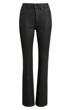 DL1961 Bridget Coated High Waist Bootcut Jeans